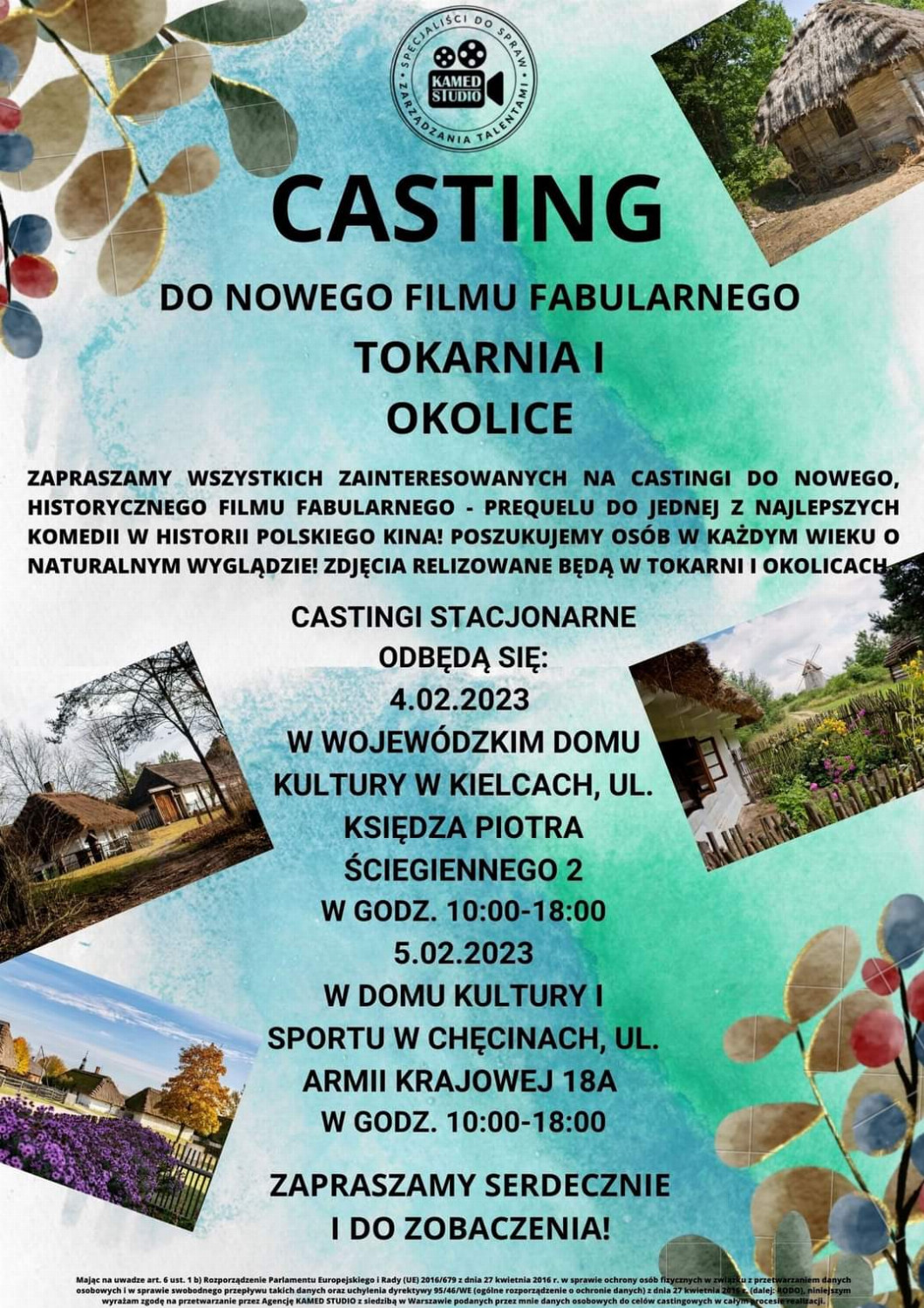 Casting do filmu fabularnego - Urząd Marszałkowski Województwa ...